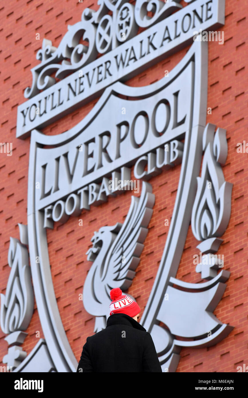 Liverpool logo anfield hi-res stock photography and images - Alamy