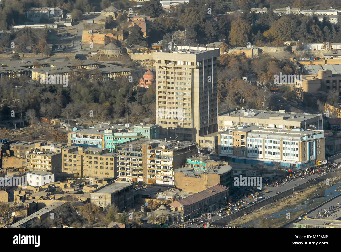 An aerial view of the city center of Kabul Afghanistan Stock Photo - Alamy
