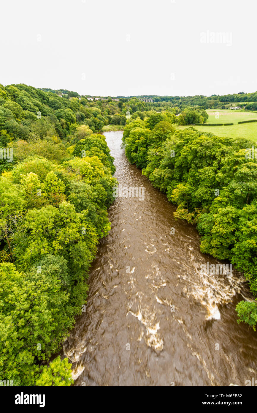 View of the River Dee in North Wales Stock Photo - Alamy