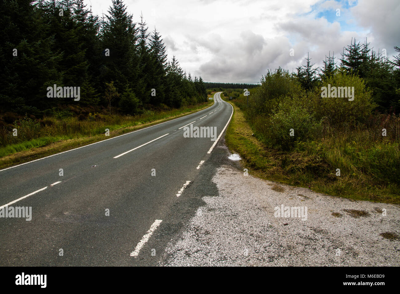 The Evo Triangle, including the B4501 a popular route for fast driving ...