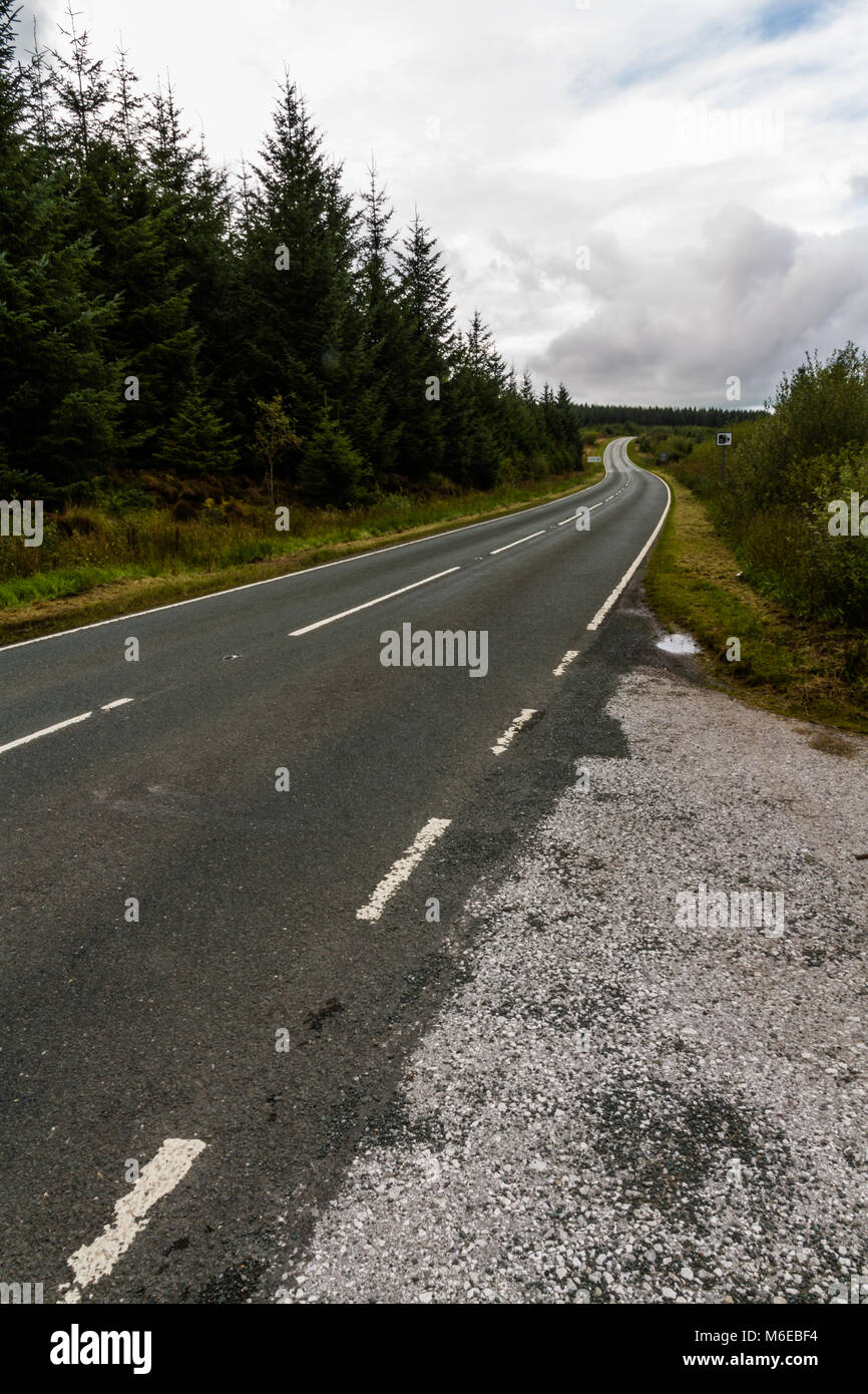 The Evo Triangle, including the B4501 a popular route for fast driving ...