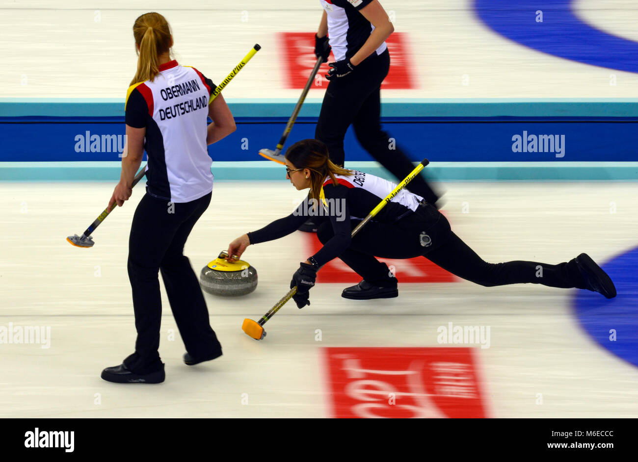 The Germany team of Daniela Jentsch compete at the CPT World Women's ...