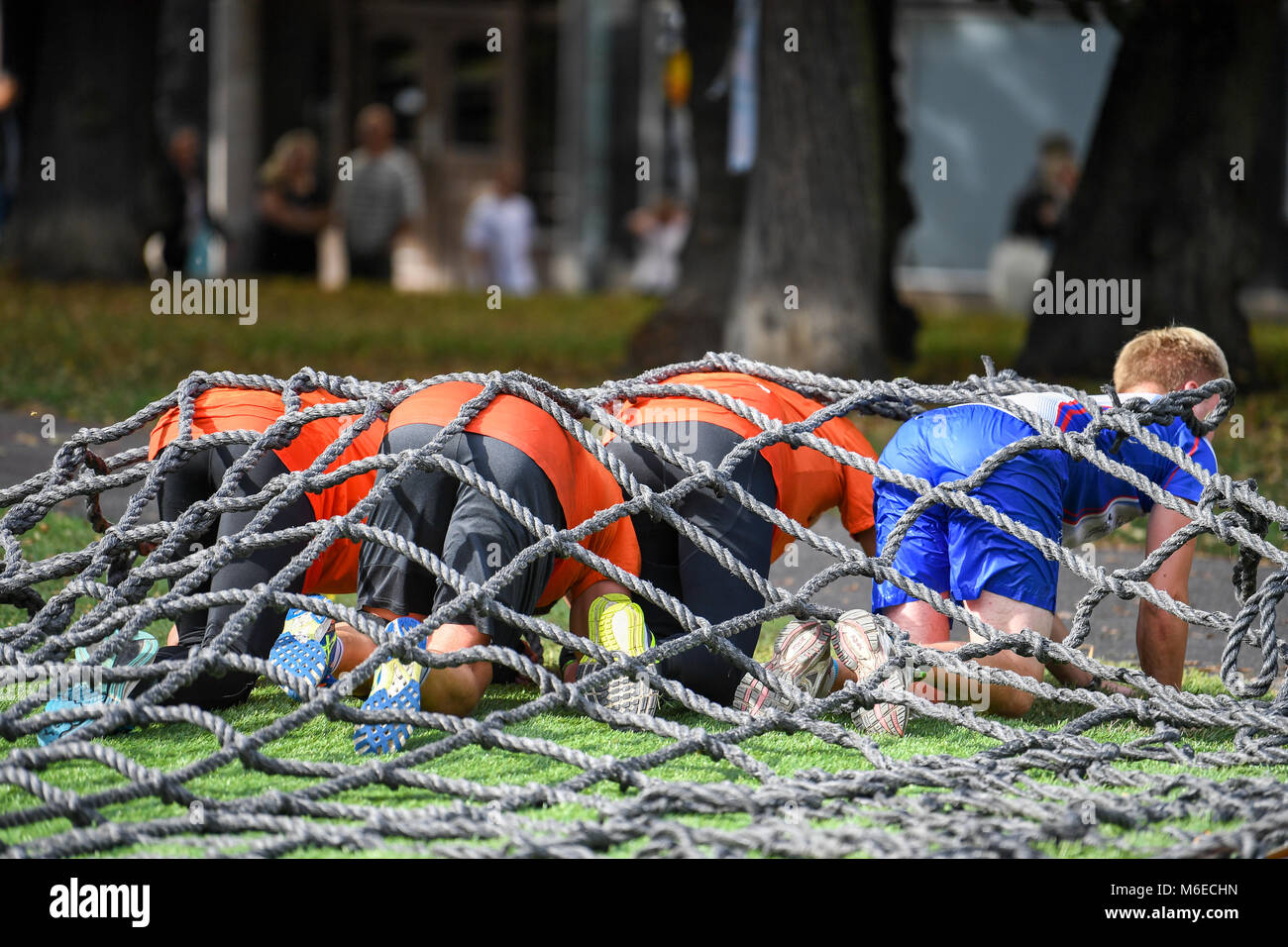 Obstacles training, crawling, hi-res stock photography and images - Alamy
