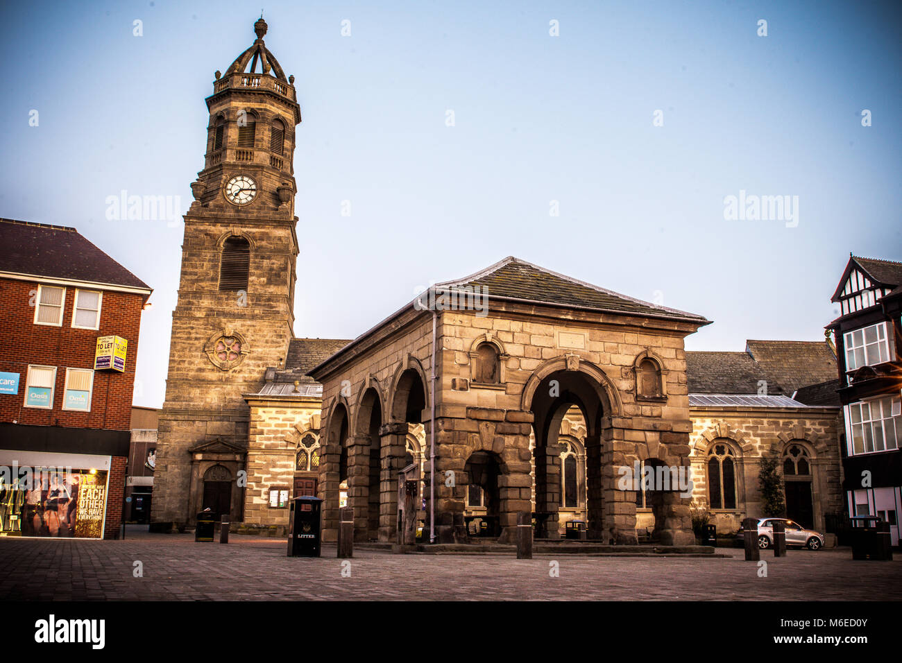 Pontefract Historic Market Town Stock Photo - Alamy