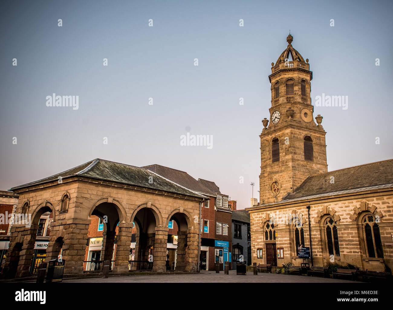 Pontefract Historic Market Town Stock Photo - Alamy