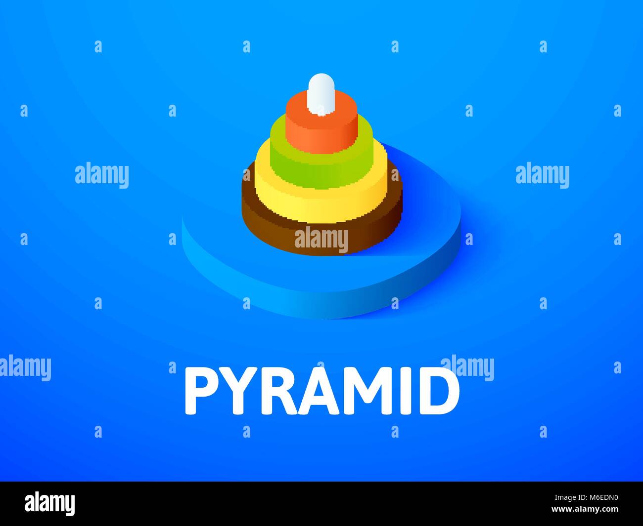 Pyramid design isometric hi-res stock photography and images - Alamy
