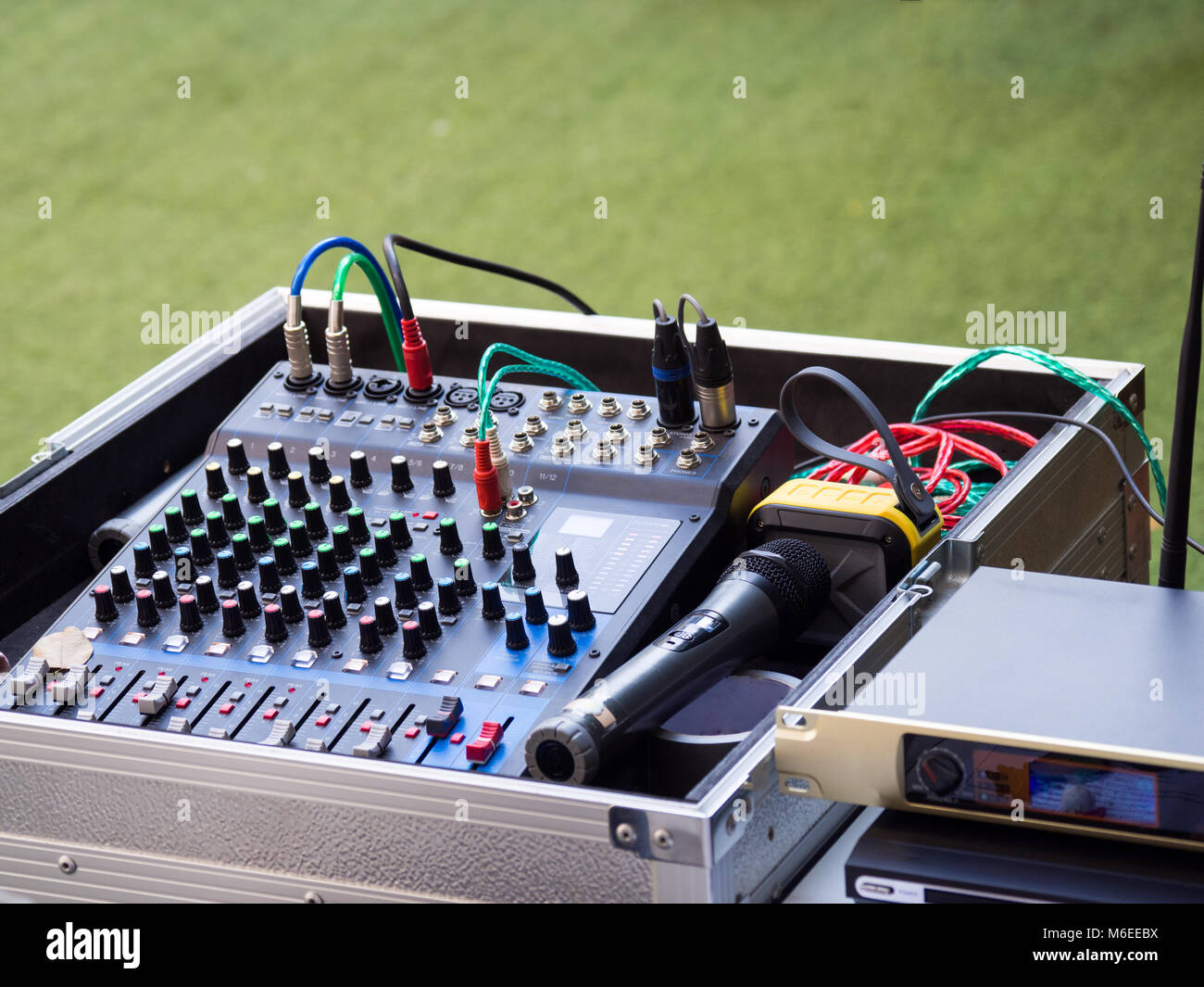 Sound mixer control panel, buttons equipment for sound mixer control ...