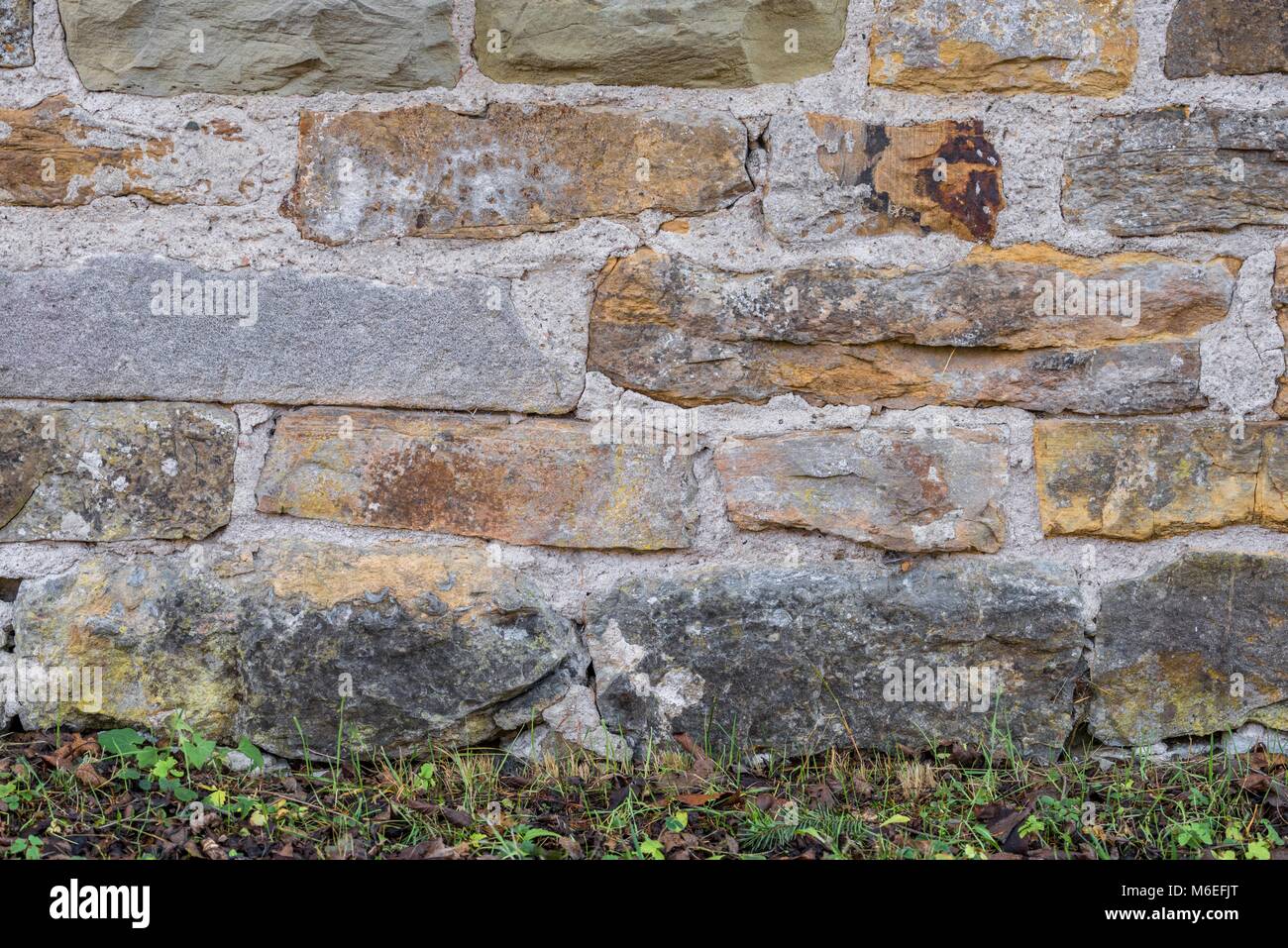 Old stone wall Stock Photo - Alamy