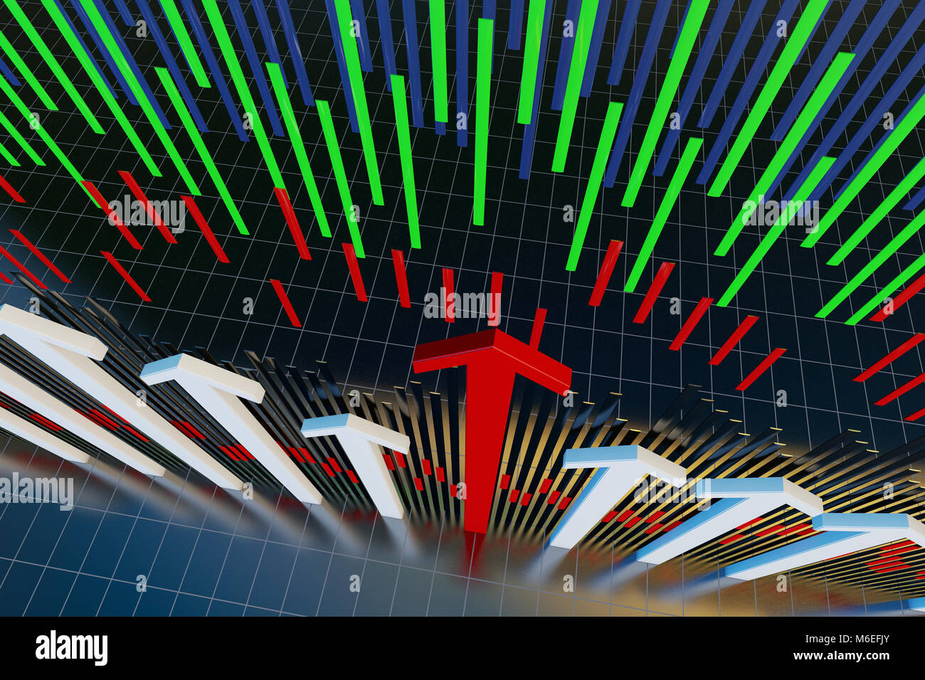 Financial Economics Chart, Business Success Arrow, Stock Market Bar ...