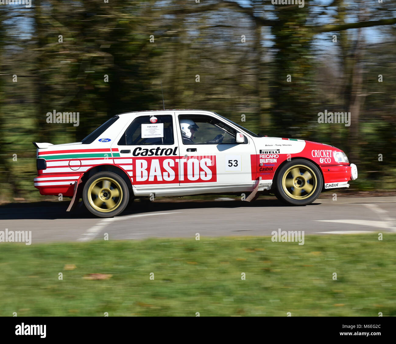 Tony Shields, Ford Sierra Cosworth, Race Retro, Rally stage, Sunday ...