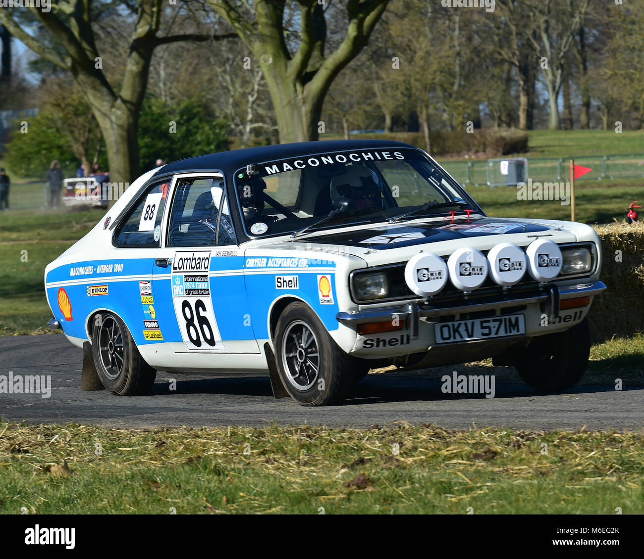 Paul Hunter, Chrysler Avenger, Race Retro, Rally stage, Sunday 25th ...