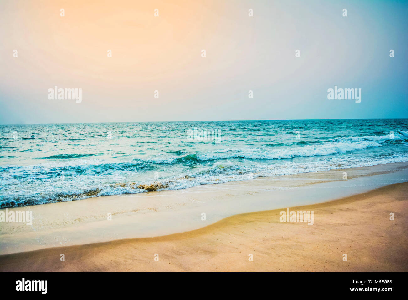 Beach and tropical sea- India Stock Photo - Alamy