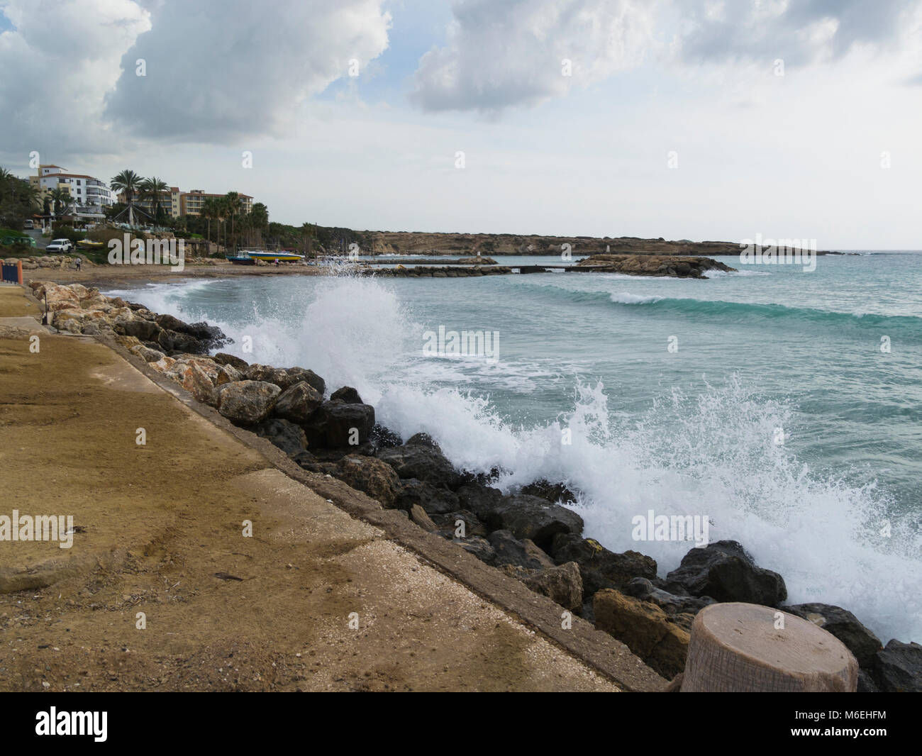 Sandy beach peyia hi-res stock photography and images - Alamy
