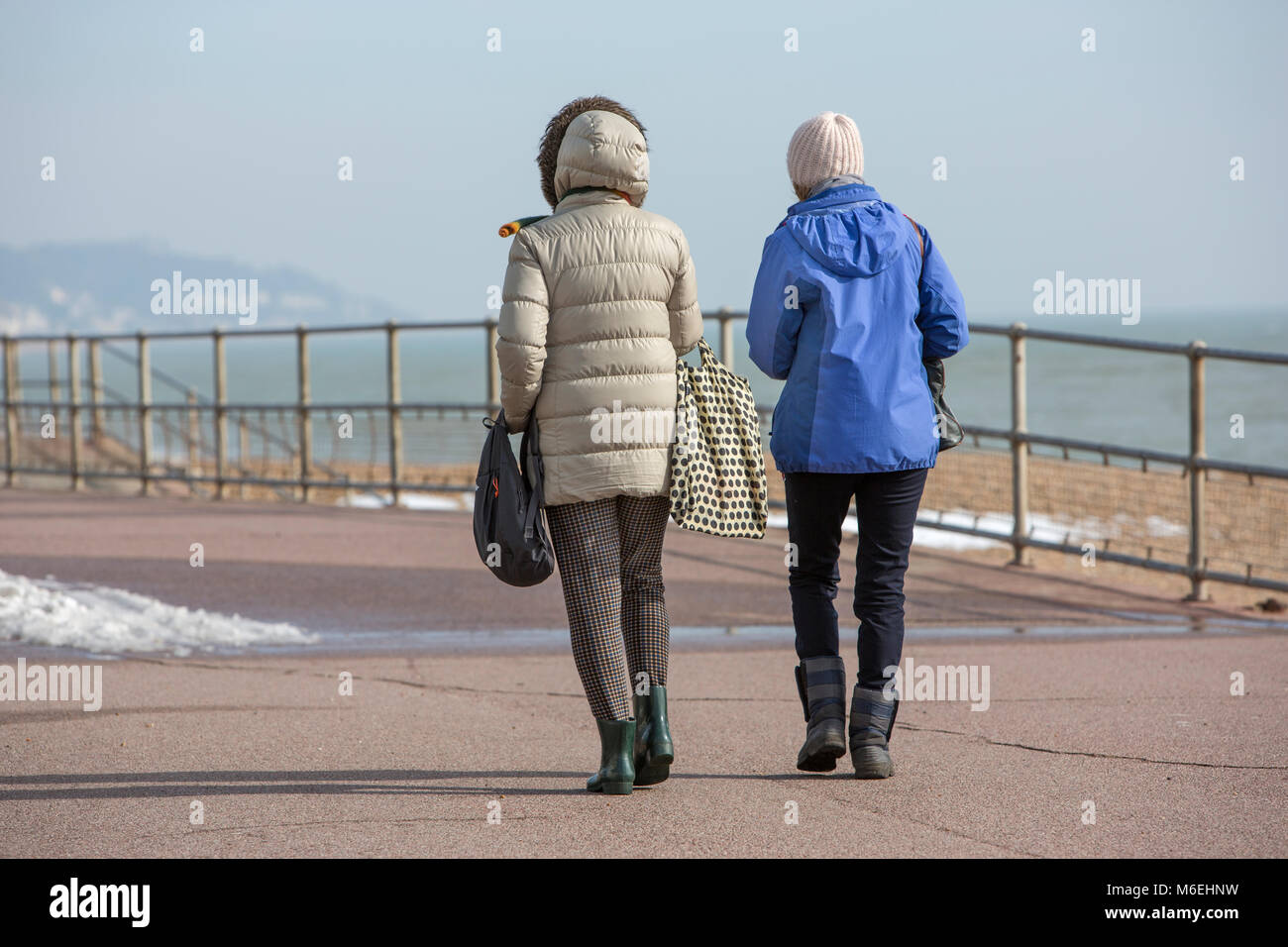 Windy cold walking snow hi-res stock photography and images - Alamy