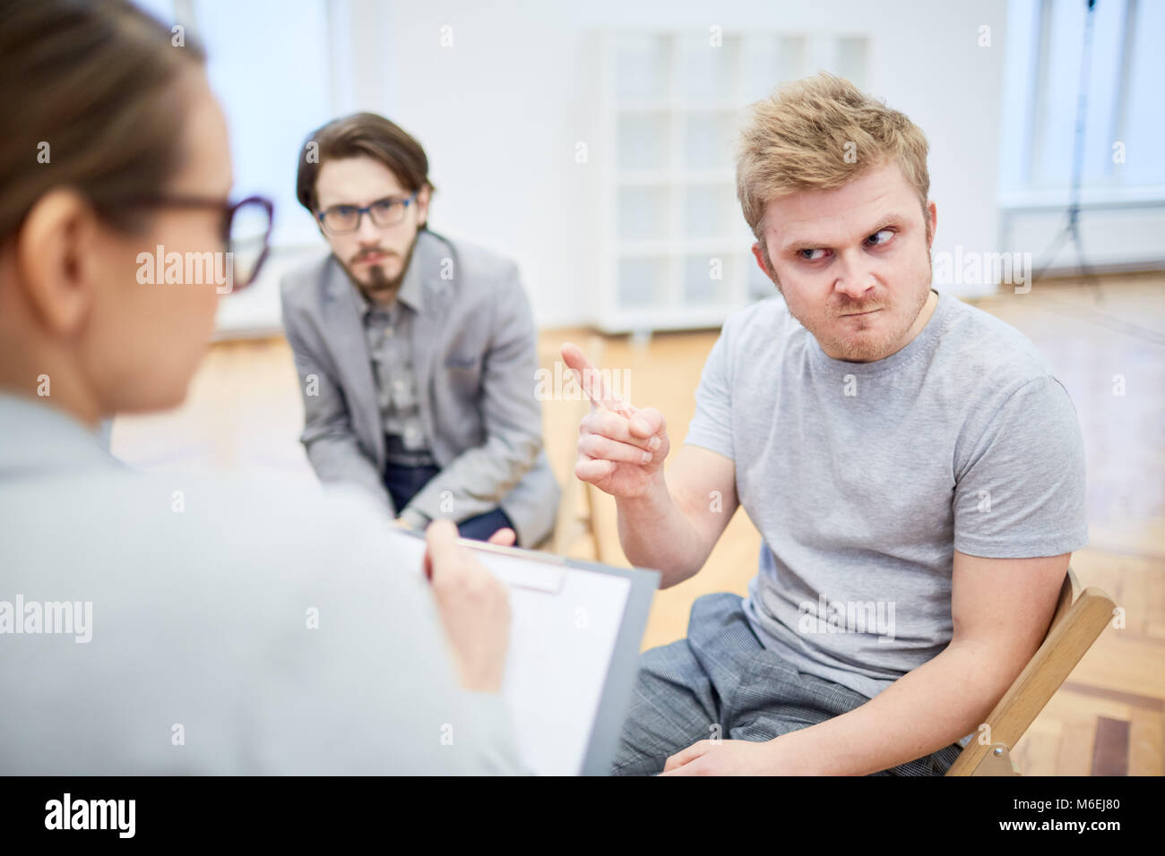 Irritation trouble hi-res stock photography and images - Alamy