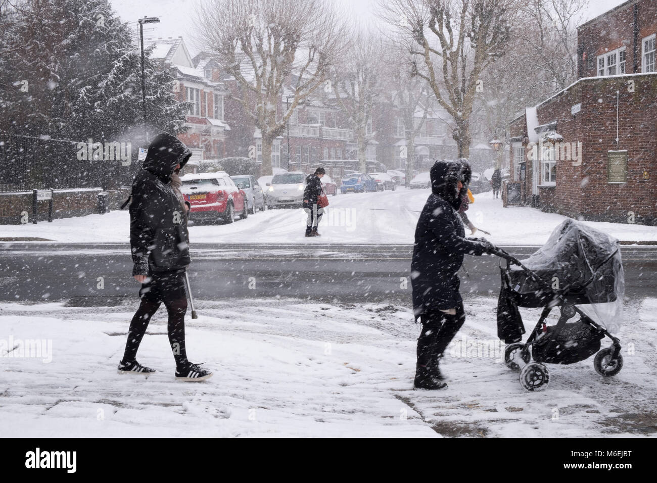 The "Beast from the East" severe cold weather and snow end of February ...