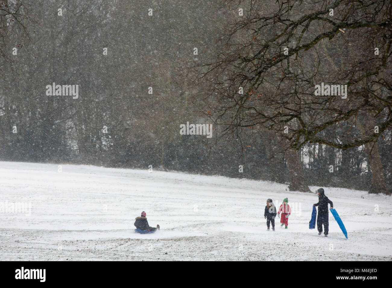 The "Beast from the East" severe cold weather and snow end of February ...