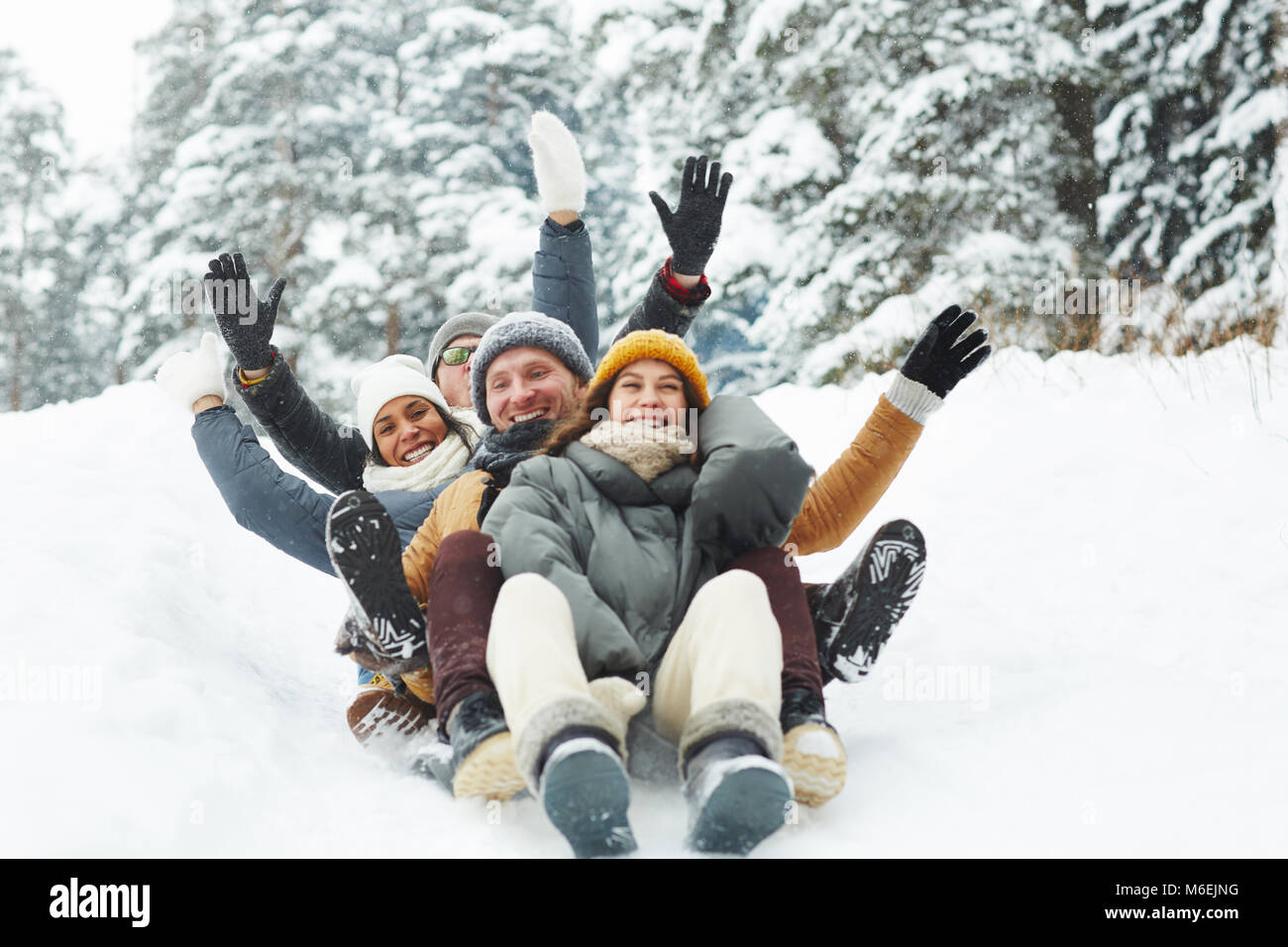Friends having fun Stock Photo - Alamy