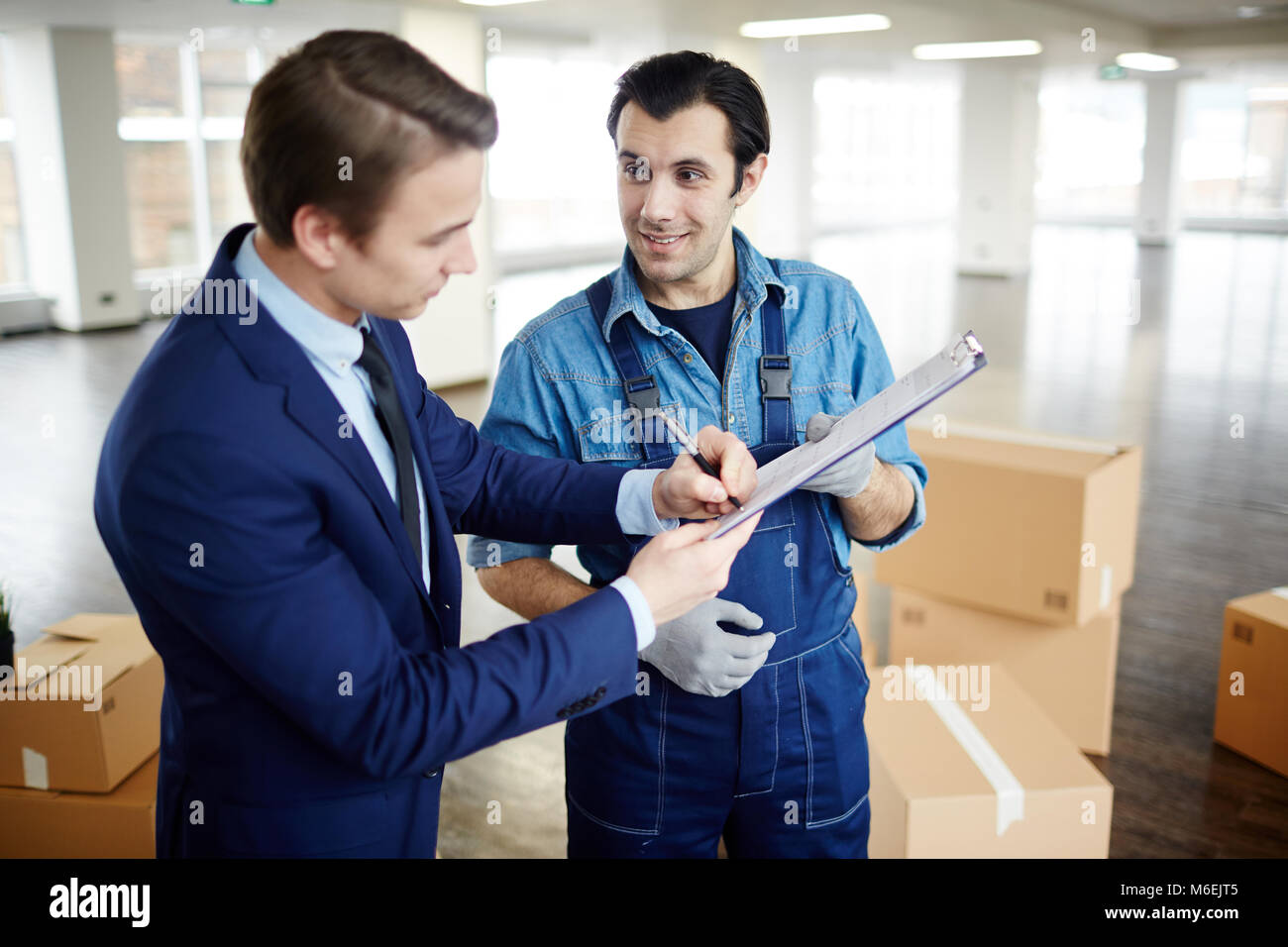 Work is done Stock Photo - Alamy