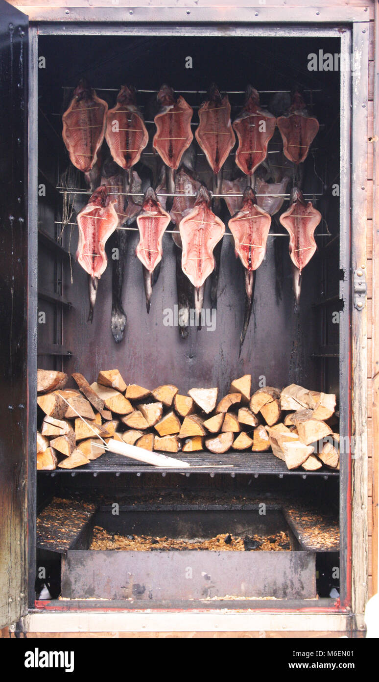 Ancient traditional fish smoking in Kaziuko muge or Saint Casimir's ...