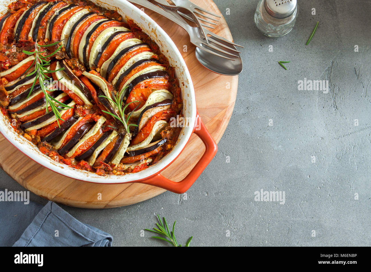 Ratatouille - traditional French Provencal vegetable dish cooked in ...