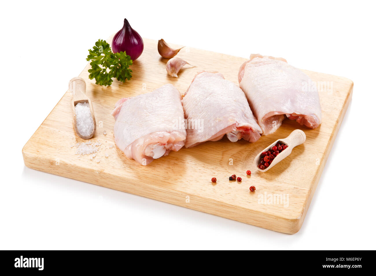 Raw chicken drumsticks fresh Cut Out Stock Images & Pictures - Alamy