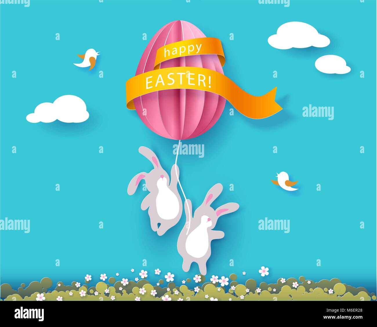 Easter banny Stock Vector Images - Alamy