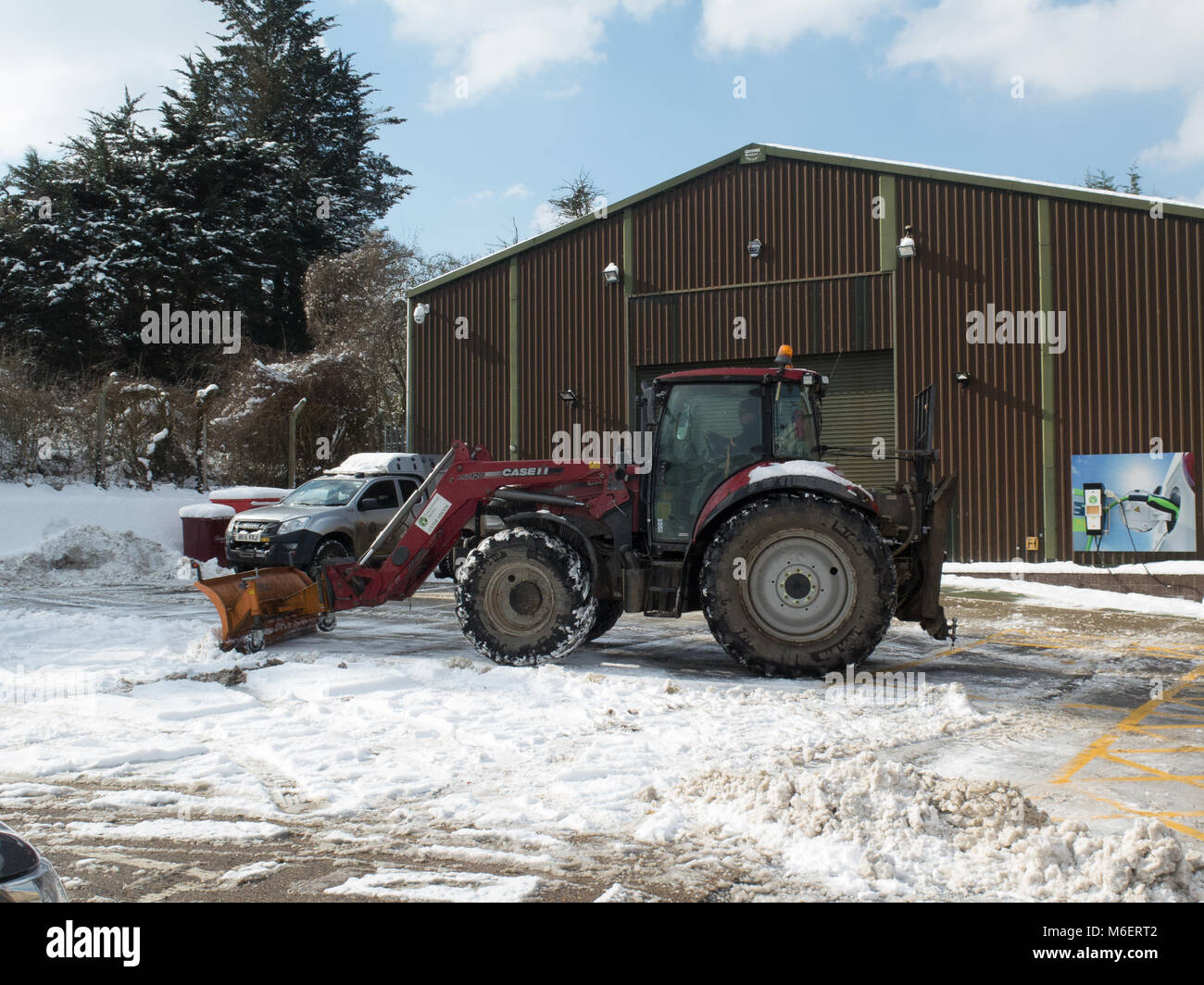 winter snow Addington Kent Stock Photo - Alamy