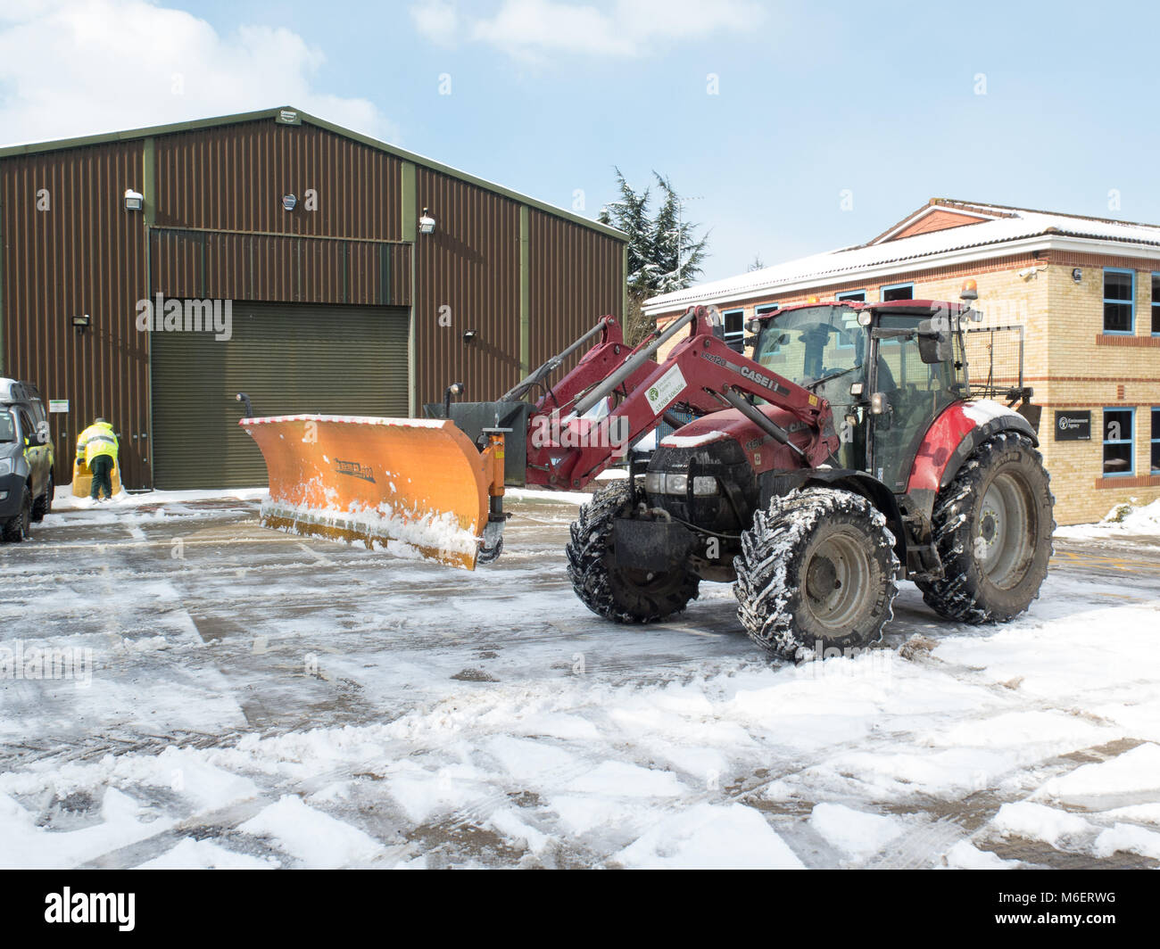 winter snow Addington Kent Stock Photo - Alamy