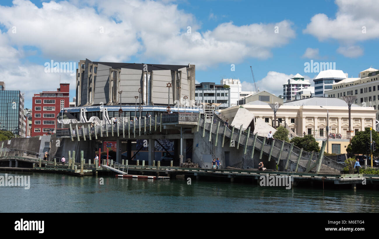 City to Sea Bridge, Wellington, North Island, New Zealand Stock Photo ...