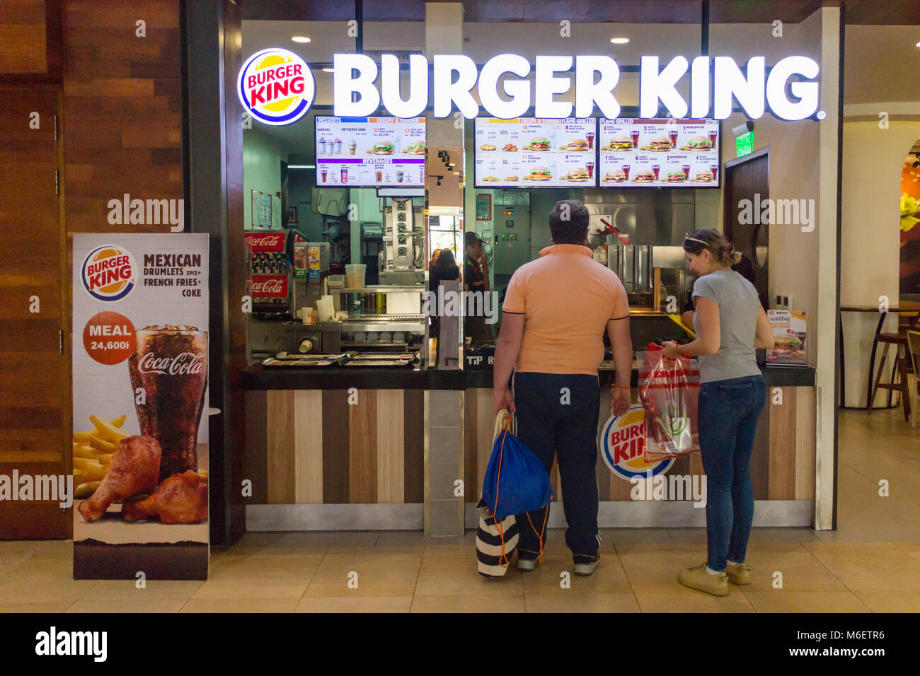 Burger king customers hi-res stock photography and images - Alamy