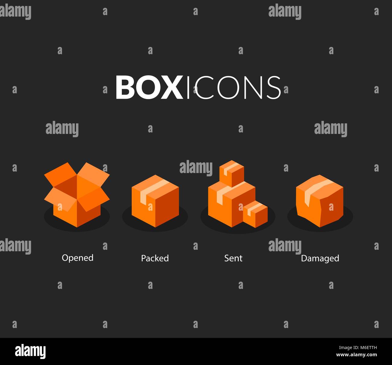 Parcel pickup Stock Vector Images - Alamy