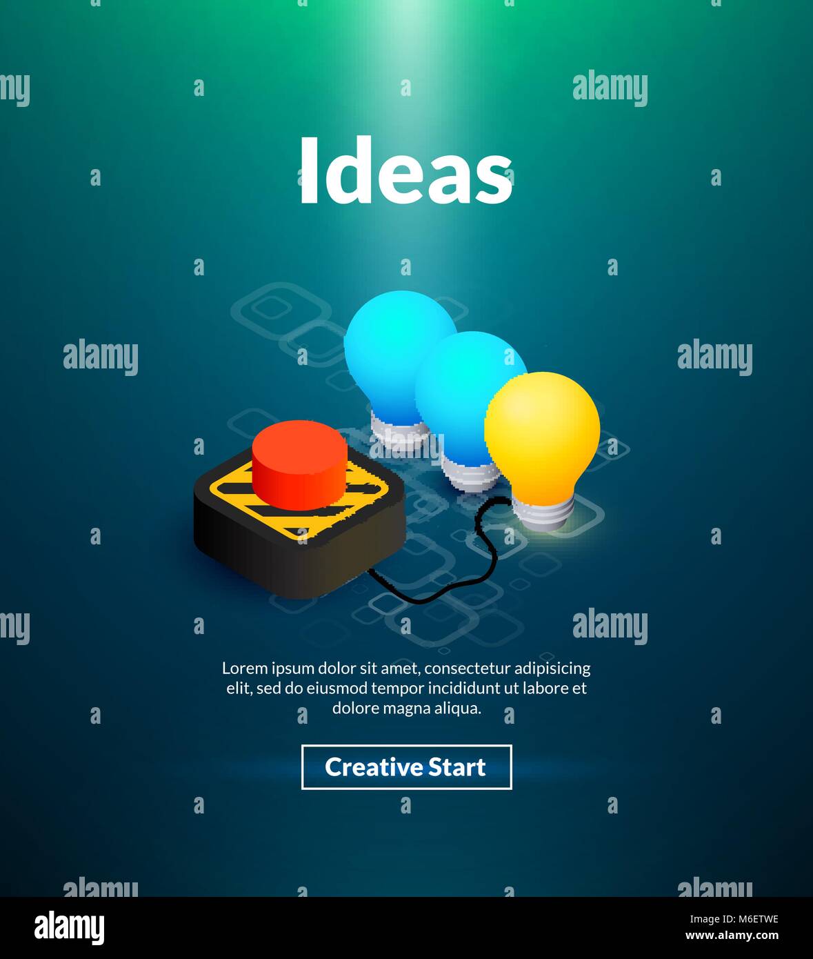 Creative design process thinking innovation Stock Vector Images - Alamy