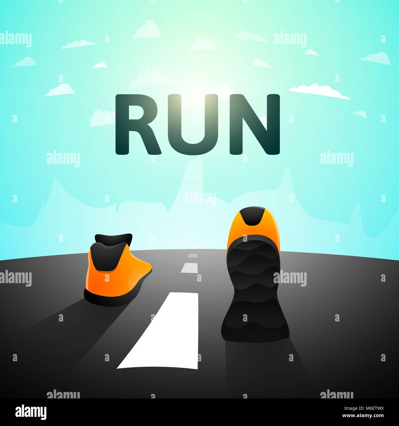 Fitness speed runner on Stock Vector Images - Alamy