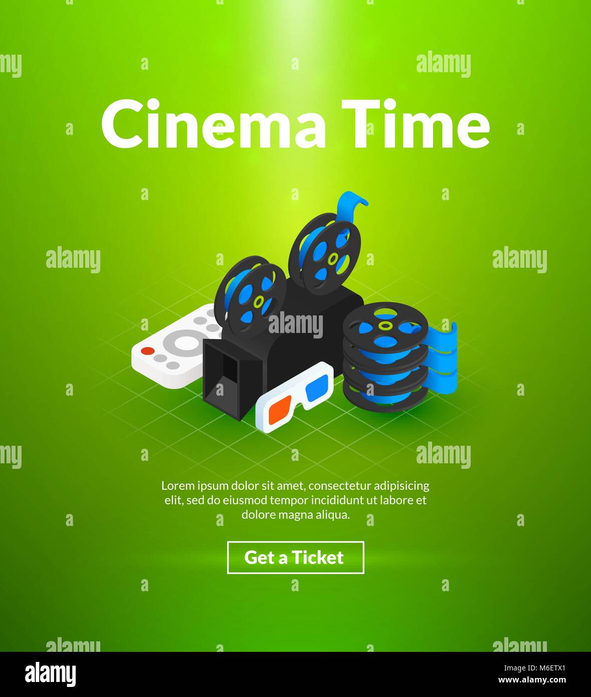 Cinema festival poster banner Stock Vector Images - Alamy