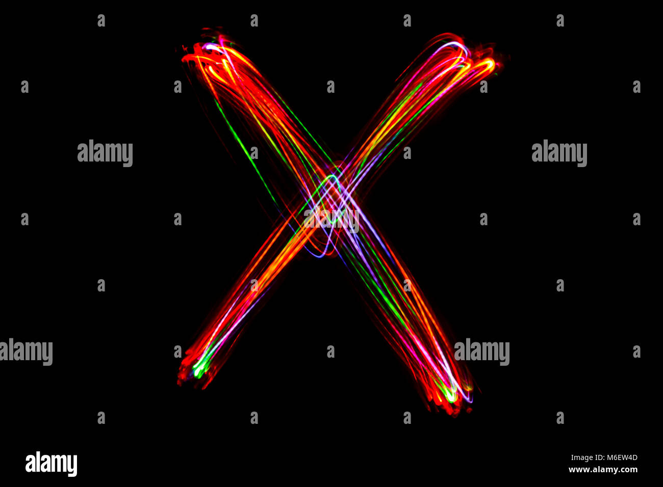 Blurred word writing from light on the black background Stock Photo - Alamy
