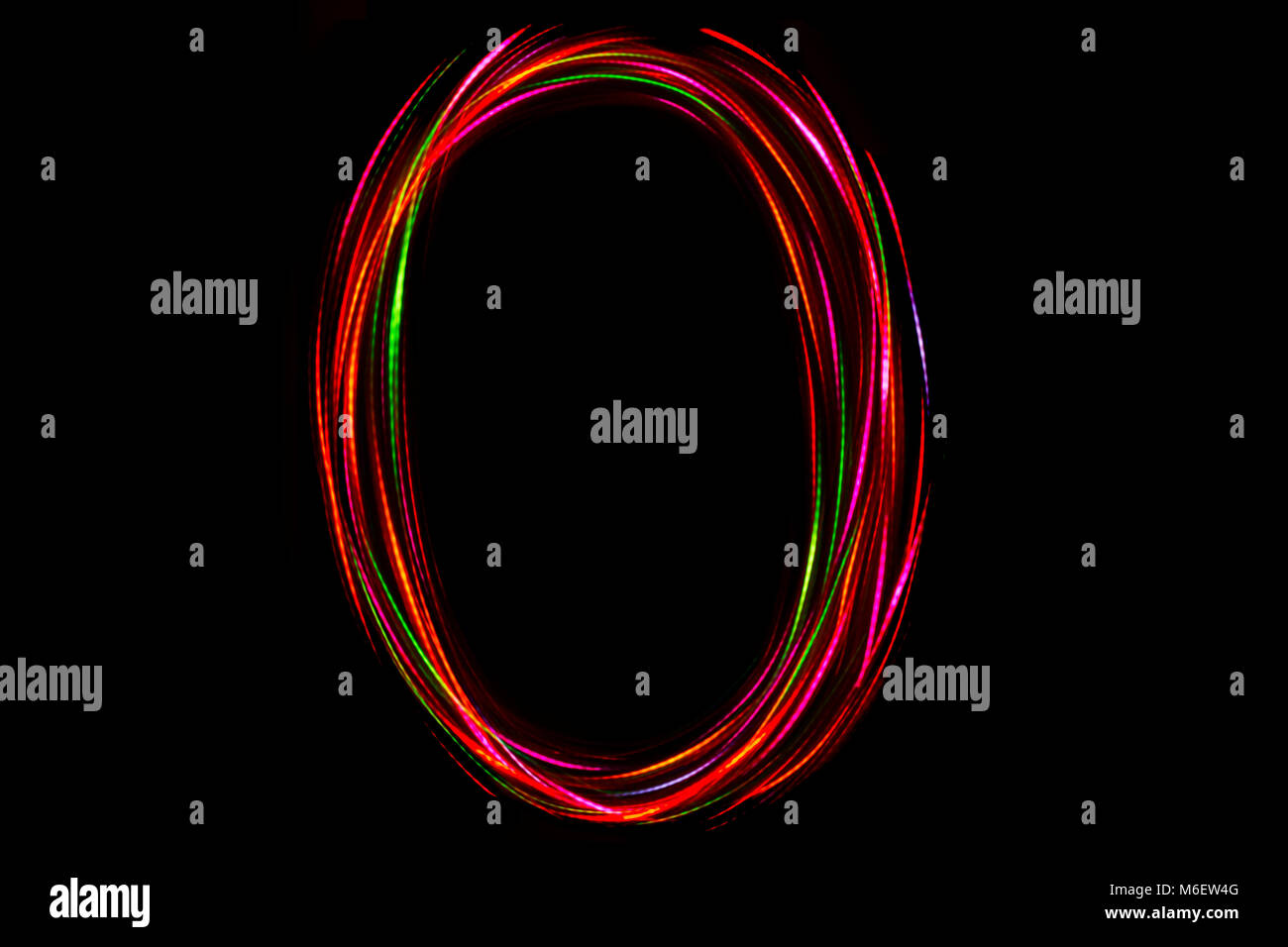 Blurred word writing from light on the black background Stock Photo - Alamy