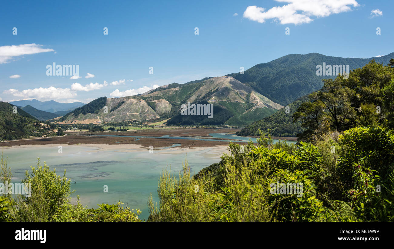 Mahau Sound, South Island, New Zealand Stock Photo - Alamy