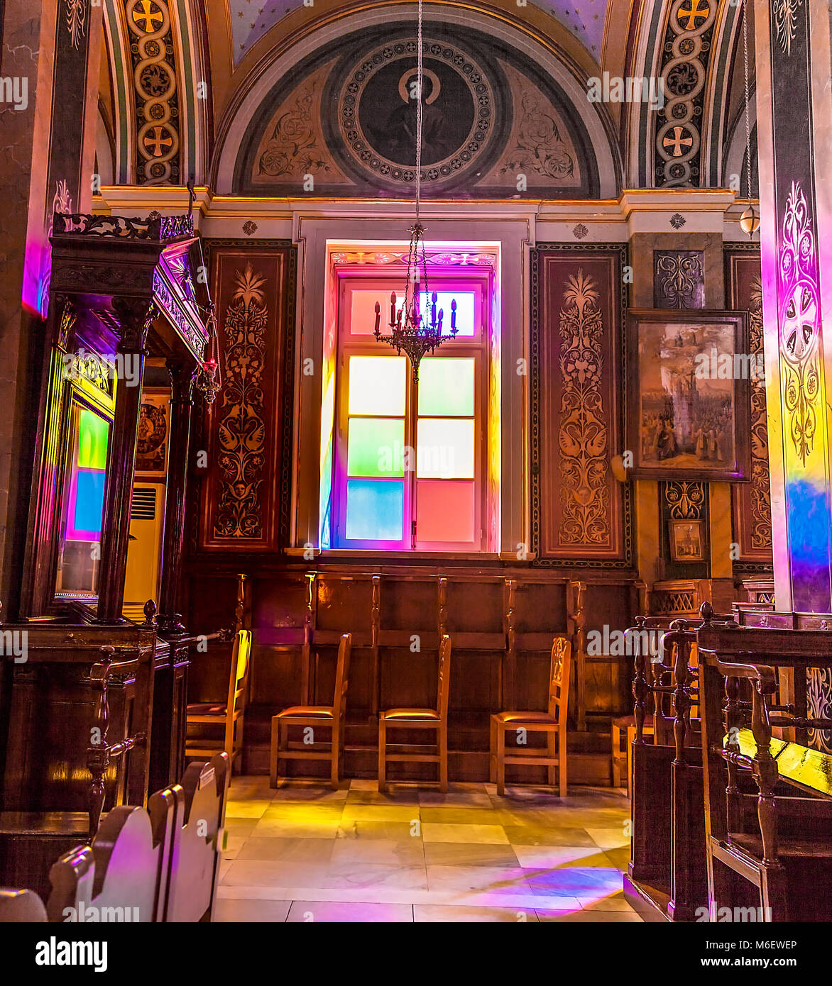 Hermoupolis: November 14, Saint Nicholas Cathedral in Hermoupolis ...