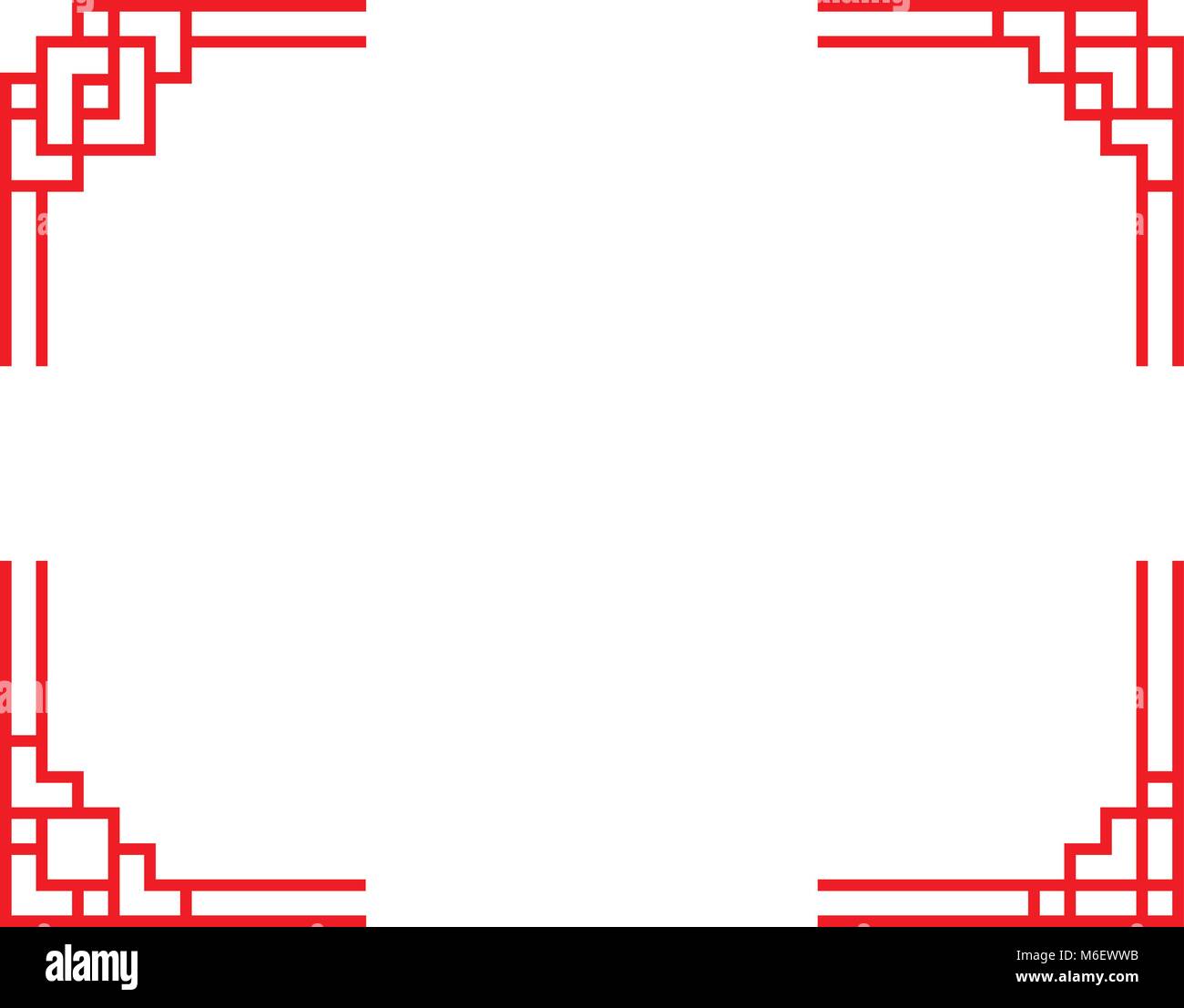 Isolated chinese traditional border frame hi-res stock photography and ...