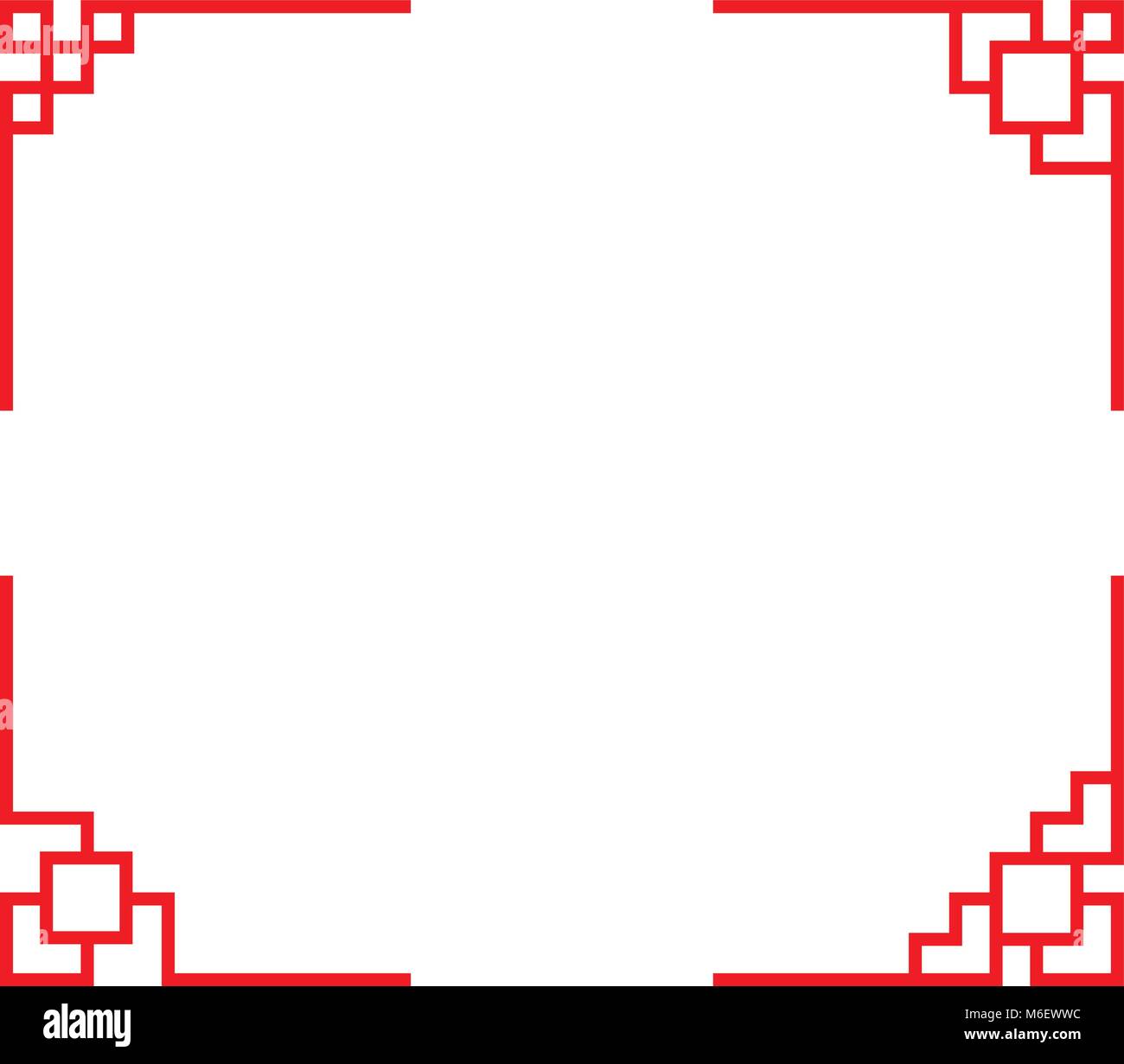 Isolated chinese traditional border frame hi-res stock photography and ...