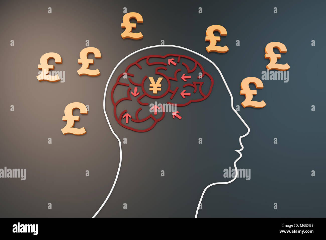 Financial Wealth Maze, Puzzle in the Brain, Looking for Wealth Money ...