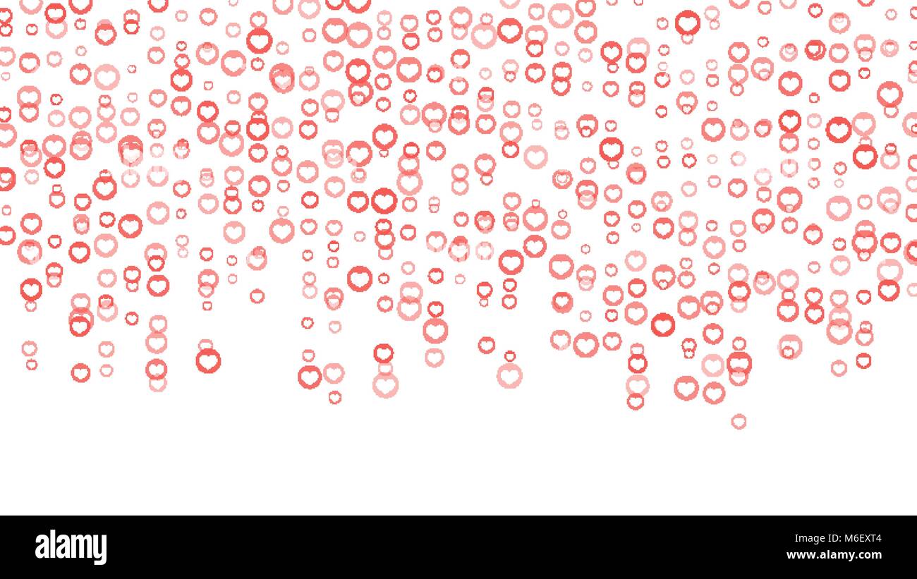 Social Network Like Icons Background Vector. Live Stream Social Video ...