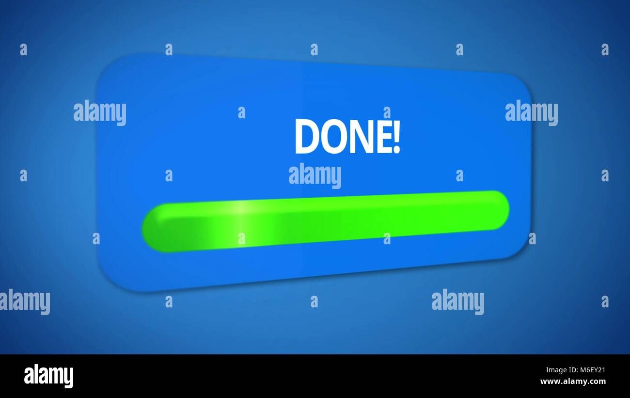 Download process done, database backed up successfully, status bar ...