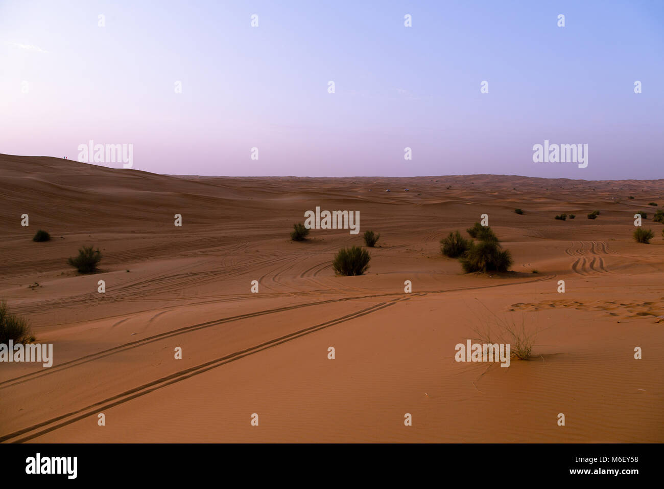 The Red sand of the Pink Rock Desert, Sharjah, Dubai, UAE Stock Photo ...