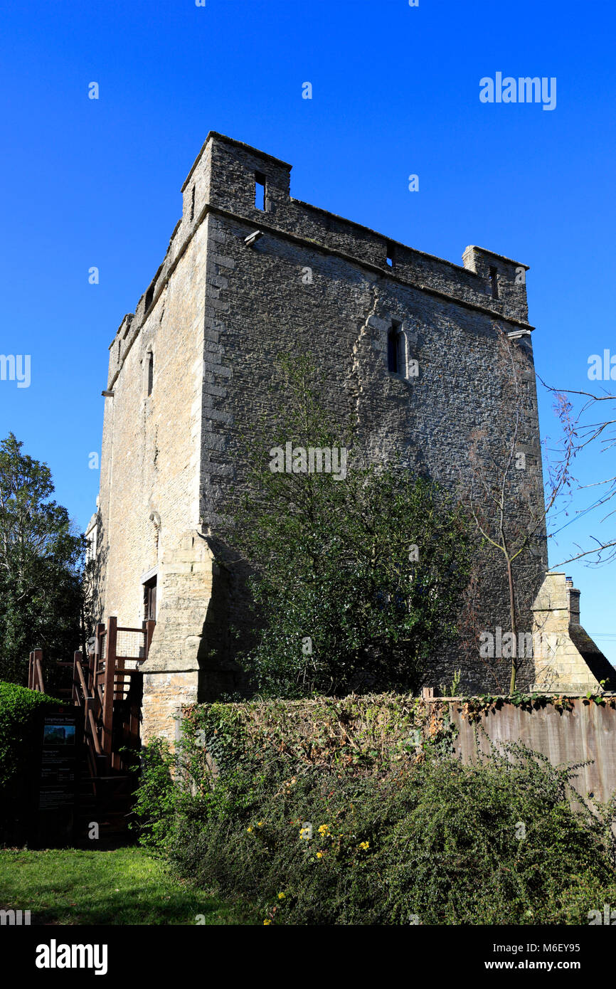 Longthorpe Tower, Peterborough City, Cambridgeshire, England, UK Stock ...