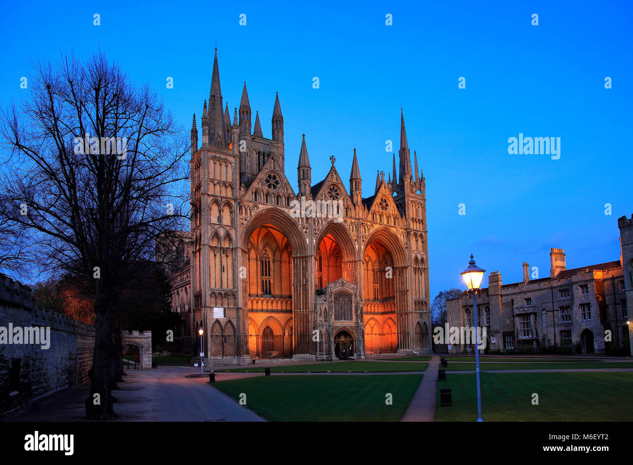 Peterborough city centre night hi-res stock photography and images - Alamy