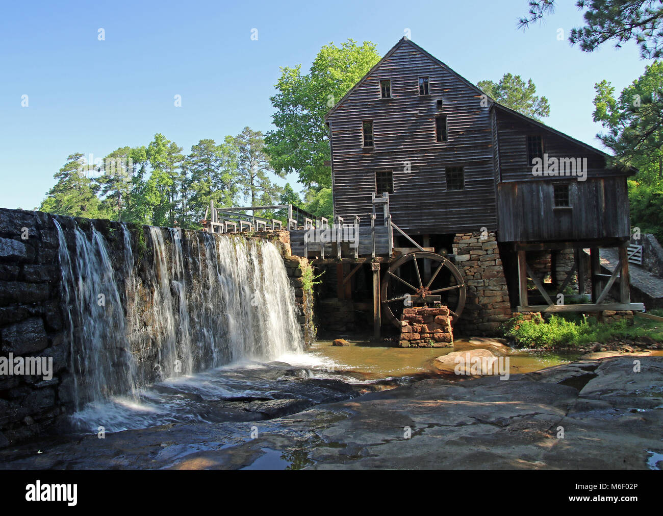 North Carolina Grist Mill Stock Photo - Alamy