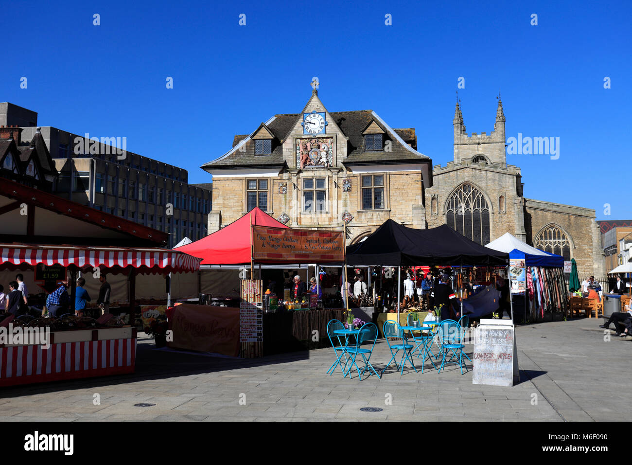 Peterborough City Market Peterborough Cambridgeshire High Resolution ...