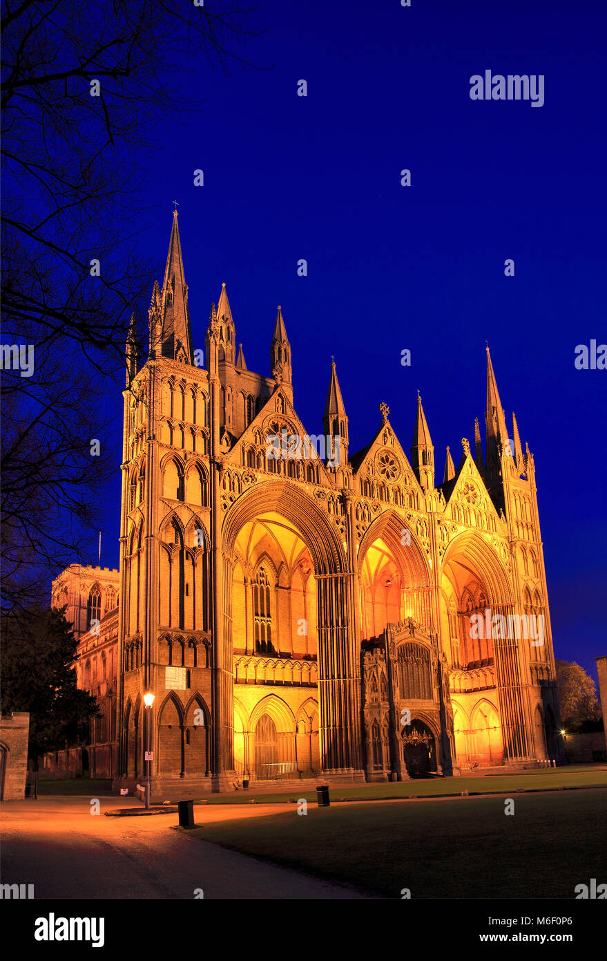 Peterborough city centre night hi-res stock photography and images - Alamy